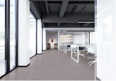 China Donkergrijze matte tegels en 600x1200mm zachte geglazuurde vloer porseleinen tegels voor badkamer en woonkamer Te koop