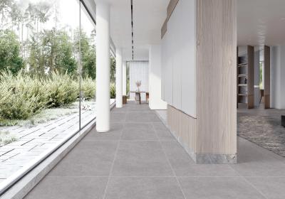 China Hellgrau 48"X24" Sternglas Baby Gesicht Innenfußboden Porzellanfliese Für Schlafzimmer zu verkaufen