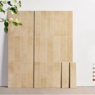 Cina Giallo chiaro 40x80cm faccia di bambino Porcellana decorativa pareti piastrelle per camera da letto e centro commerciale in vendita