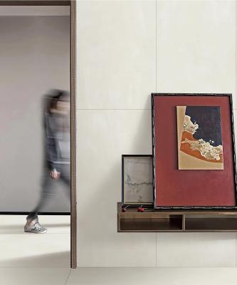 China Beige Wand Porzellan Fliesen Moderne 1200x600mm Weichverglaserte Feuchtigkeitsdichte Fliesen Für Wohnzimmer zu verkaufen