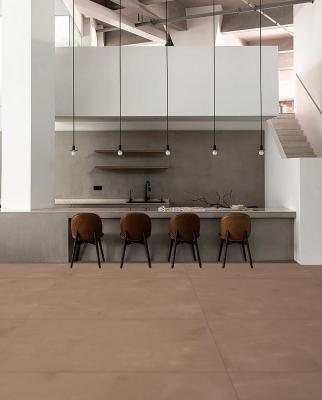 Китай Ретро нескользящая внутренняя стена 24 "X48" мягкие остекленные фарфоровые плитки для строительства коричневого продается