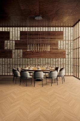 Chine Carreaux de porcelaine en bois modernes de 1200x600 mm et carreaux de sol intérieurs anciens pour la rénovation à vendre