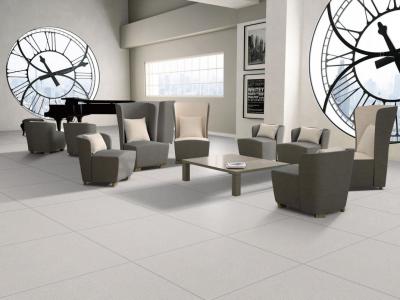 Cina Piastrelle per pareti interne resistenti all'usura 60x60cm Pavimento di porcellana grigio chiaro Piastrelle per il soggiorno in vendita