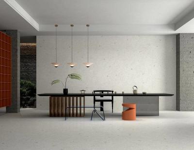 Китай Внутренний пол 1200x1200x9 мм Экологически чистые плитки и светло-серое W.A 0,5% Терраццо мягкая остекленная фарфоровая плитка для дома и офиса продается