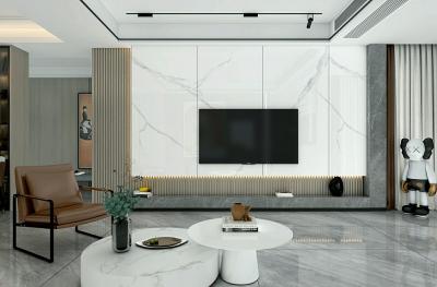 Chine Grade AAA résistant aux acides plancher intérieur vitrifié Porcelaine poli 900x1800x9mm Pour la décoration à vendre