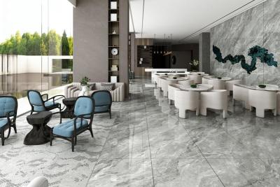Marmo grigio look porcellana lucida vetrata piastrella e 900x1800x9mm piastrella interno pavimento per cucina e soggiorno