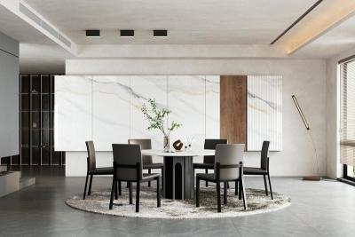 Chine Superbe Carrara Porcelaine blanche polie vitrée Carreaux de sol intérieur et carreaux antidérapants pour salle à manger et bureau 900x1800x9mm à vendre