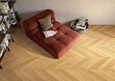 中国 ブラウン 防滑 600×1200mm 魚骨 木製 ポーセラン 客室用 耐着 室内 床 タイル 販売のため