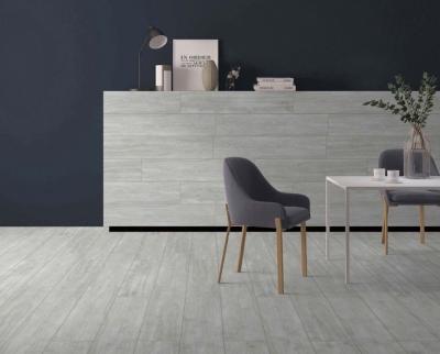 中国 装飾用 200x1000mm 木製ポルセラン ストリップ キッチン グレーと黄色 販売のため