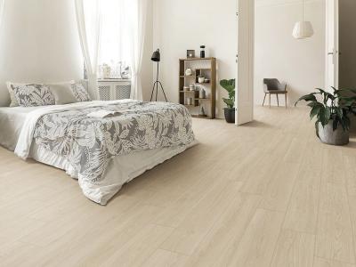 中国 寝室やオフィス用 黄色 茶色の火造りの土砂板 200x1200mm 木製ポルセラン 抗菌用 販売のため