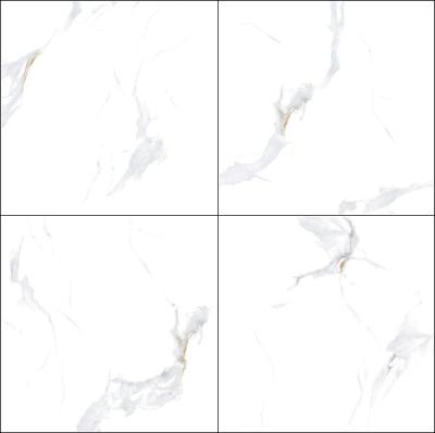 Cina Piastrella in porcellana smaltata lucida Carrara White 800x800mm antiscivolo in vendita