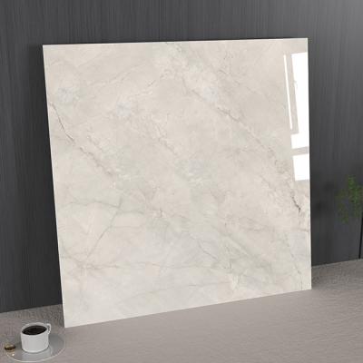 Cina Piastrella in gres porcellanato smaltato lucido per interni, 1000x1000mm, antiscivolo, resistente agli acidi, grigio, per cucina e appartamento in vendita
