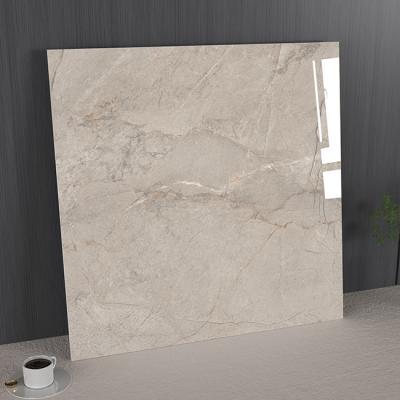 Cina Elegante Piastrella Decorativa 1000x1000mm Grigio per Pavimento Interno in Porcellana Smaltata Lucida per Appartamento e Soggiorno in vendita