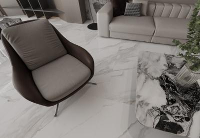 Cina Piastrella in gres porcellanato smaltato lucido Carrara 1mx1m, moderna, per interni, effetto mattone refrattario, per soggiorno e decorazione in vendita