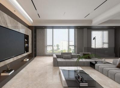 중국 밝은 갈색 1mx1m 스타일리시 스크래치 저항성 내부 바닥 닦은 가시화 된 포르셀린 타일 개조 및 침실 판매용