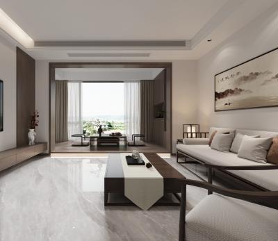 중국 회색 모래 돌 1mx1m 장식용 내부 바닥 닦은 가시화 된 포르셀라인 타일 호텔 및 프로젝트 판매용