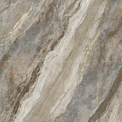 Cina Piastrelle in pietra di lusso lucidata marrone antimacchia 1mx1m per edifici 3 stili in vendita