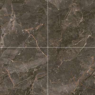 Cina Splendidi Piastrelle in Pietra di Lusso Lucida Marrone 1000x1000mm per Pavimento Interno per Balcone, 3 Stili in vendita