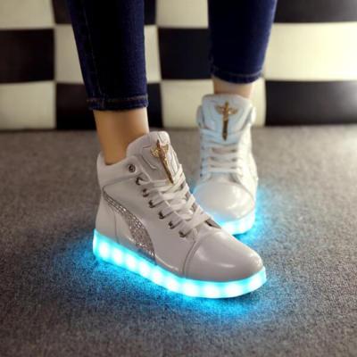 China Reliable Supplier fibre cloth shoes led for sale