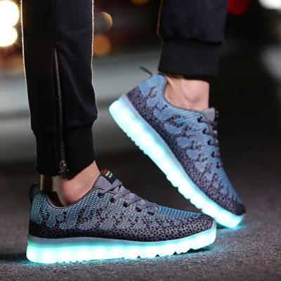 China Rainbow Glowing led Shoes and Color Changing led Shoes for sale