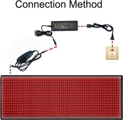 Cina 660 850nm Far Infrared Slimming Red Light Therapy Belt per il sollievo dal dolore e la bellezza della pelle in vendita