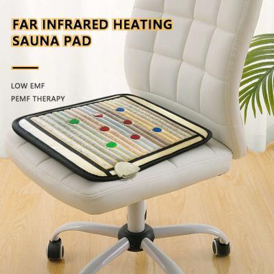 China PEMF Deep Far Infrared Crystal Healing Mat Heating Pad Stone Massage 660nm Red Light for sale