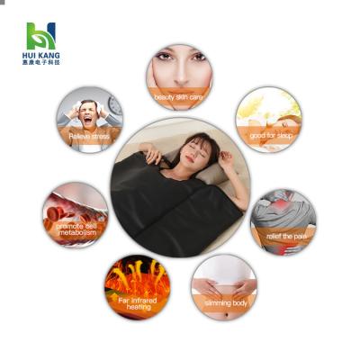 Cina Terapia con luce infrarossa diretta al corpo Coperta di sauna a infrarossi lontani in nero di Huikang in vendita