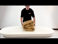 Nieuwe stijl goud ver infrarood 3 verwarmingszone Bian stones sauna deken met één controller voor thuis