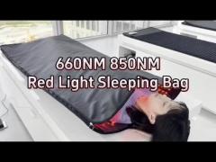 3 Pulsed Light Modes 660nm & 850nm Dual-Wavelength Red Light Therapy Sleeping Bag for Athletic Recovery
