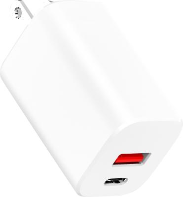 China PC A+C PD Fast Charger Fireproof 30W For Phone for sale