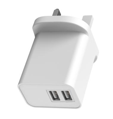 China USB-Ladegerät Block 2 Pack Dual Port 12W Wandladeadapter mit Klappstecker zu verkaufen