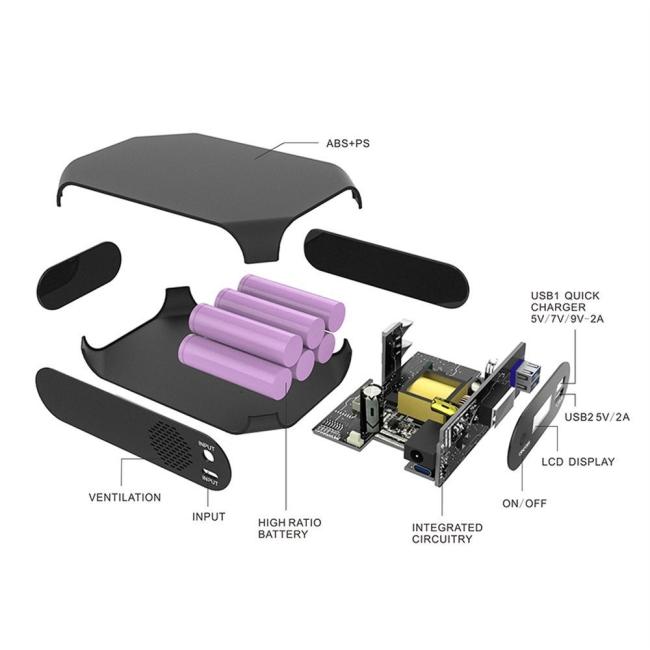 65W Outdoor Power Bank with accessories