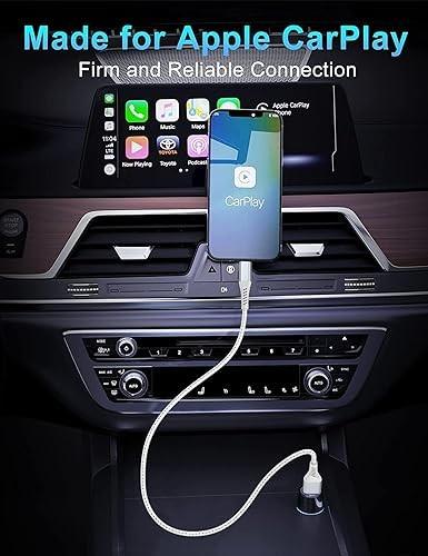 USB to Lightning cable in use with iPhone