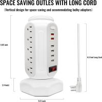 China Tower Type LED Desktop Fast Charging Socket Wireless WiFi Socket USB for sale