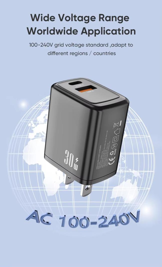 30W Fast Charger technical specifications