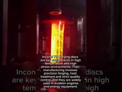 Disco rotondo in Inconel 718 per motori aerospaziali e apparecchiature energetiche.