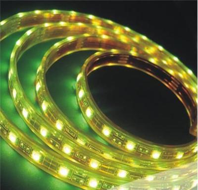 China IP67 Waterproof SMD 5050 LED Strip 12V / 24V DC Yellow led strip tape in cool white for sale