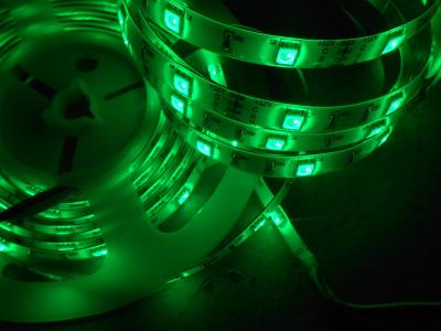 China High power Green Roll SMD 5050 LED Strip 30leds/Meter IP65 waterproof for sale