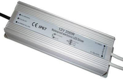 China Metal 200 Watt IP67 Waterproof LED Power Supply In-Line LED Driver for sale