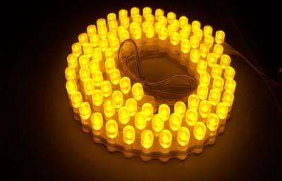China 1.2M Warm white Cool white Silicone Led Strip 120 leds per meter for Bicycle / Motorcycle for sale