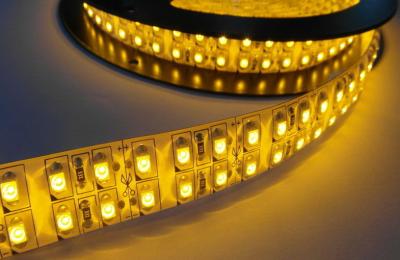 China Yellow 3528 SMD 19.2W/M IP65 Waterproof Led Strip Lights 8400LM - 9600LM for sale