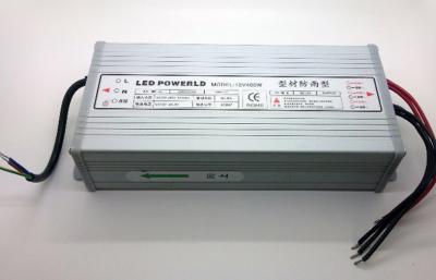 China Splash Proof 12V 400W LED Light Strip Power Supply Adapter Transformer for sale