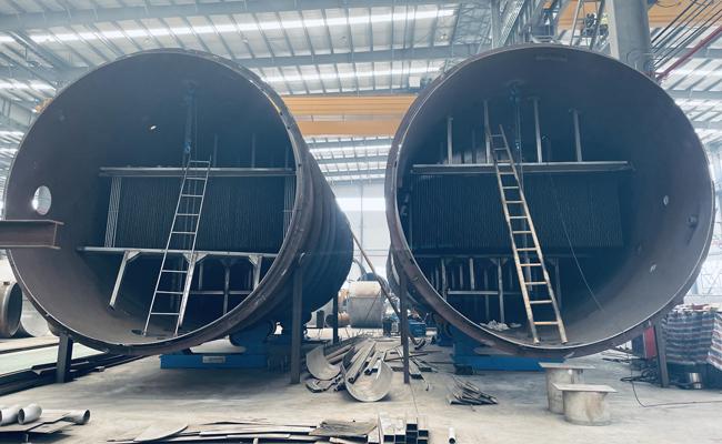 Separator, condenser and vacuum system assembly