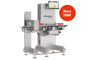 Minebea Intec checkweigher and metal detector combination unit