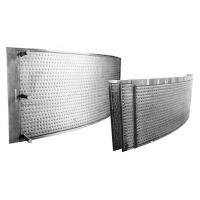 China Stainless Steel Pillow Plate Heat Exchanger 0.3-1.2mm High Pressure for sale