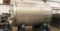 China Stainless Steel 316L Vertical Pillow Plate Jacket Tank 150L for Cooling Ethanol for sale