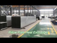 Falling Film Gearbox Pillow Plate Heat Exchanger For Heat Recovery Evaporator