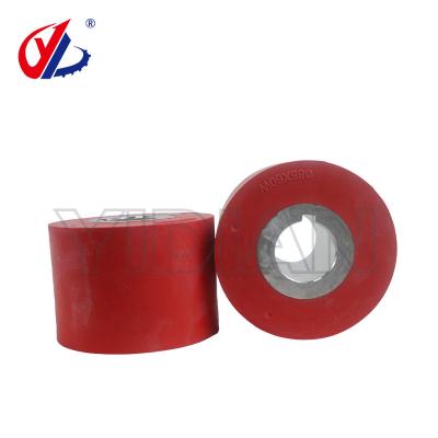 China Pressure Rubber Roller For Round Rod Sanding Machine / Round Bar Machine Spare for sale