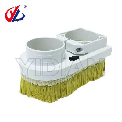 China 100mm Dust Collector Dust Cover Hood With Brush Cleaner For Woodworking Machine for sale