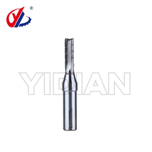 TCT Driehoekige stagged tand rechte cutter 1/2 Schank TCT 3 Flute rechte cutter
